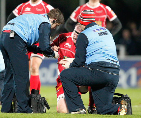 Aled Thomas Scarlets Receives Attention Editorial Stock Photo - Stock ...