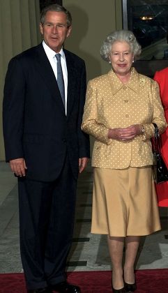 George W Bush Queen Elizabeth Ii Editorial Stock Photo - Stock Image ...