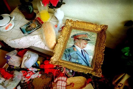 Smashed Portrait Tito Macedonian Slav House Editorial Stock Photo ...