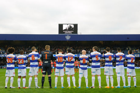 Qpr Team Stand Silence Memory Nelson Editorial Stock Photo - Stock ...
