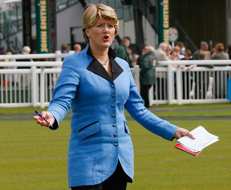 Clare Balding Bbc Racing Presenter Aintree Editorial Stock Photo ...