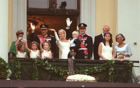 Wedding Prince Haakon Magnus Mette Marit Editorial Stock Photo - Stock ...