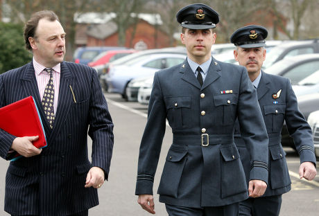 Flt Lt Malcolm Kendallsmith Centre Arrives Editorial Stock Photo ...