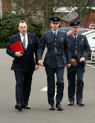 Flt Lt Malcolm Kendallsmith Centre Arrives Editorial Stock Photo ...