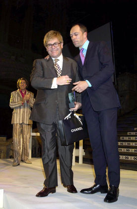 Elton John Gq Editor Dylan Jones Editorial Stock Photo - Stock Image ...