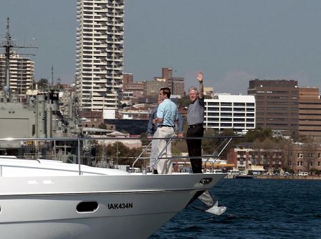 Bill Clinton Taking Trip On Boat Editorial Stock Photo - Stock Image ...
