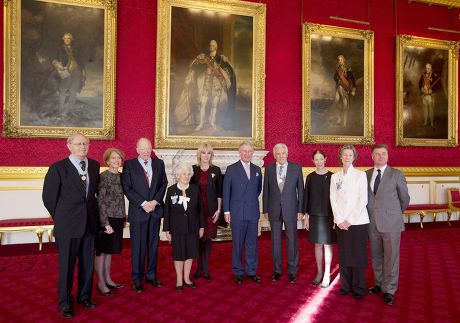 Prince Charles Fifth Right Recipients Prince Editorial Stock Photo ...