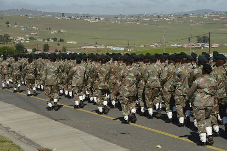 Sandf During Funeral Editorial Stock Photo - Stock Image | Shutterstock
