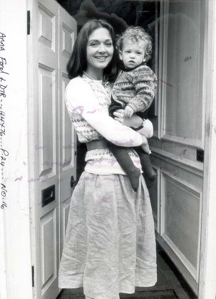 Television Newscaster Anna Ford Her Daughter Editorial Stock Photo ...