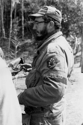 Fidel Castro Smoking Havana Cigar During Editorial Stock Photo - Stock ...