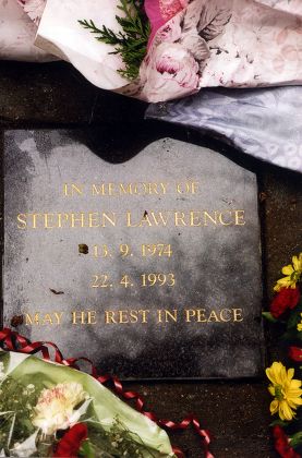 Stephen Lawrence Memorial Plaque Well Hall Editorial Stock Photo ...