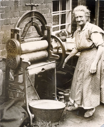 Old Woman Pictured Old Fashioned Washing Editorial Stock Photo - Stock ...