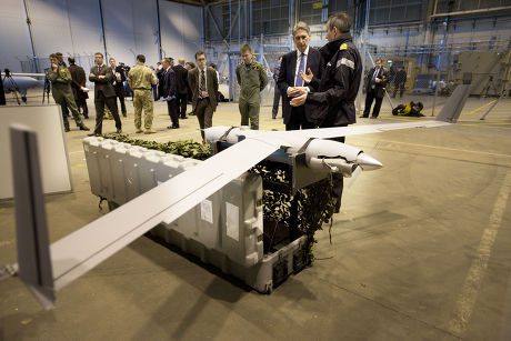 Philip Hammond Holding Black Hornet Uas Editorial Stock Photo - Stock ...