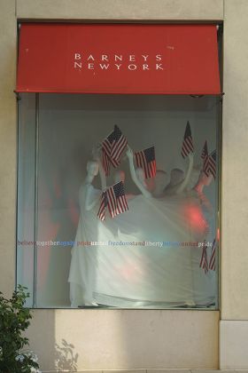 Stars Stripes Window Display Los Angeles Editorial Stock Photo - Stock ...