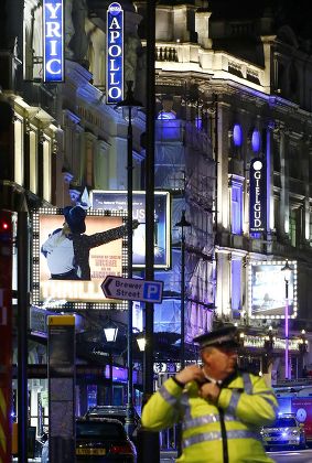 Police Outside Apollo Theatre Editorial Stock Photo - Stock Image ...