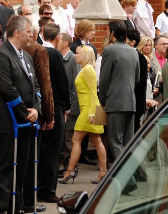 Brooke Kinsella Attending Funeral Her Brother Editorial Stock Photo ...