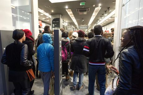 Customers Queuing Outside New Look Store Editorial Stock Photo - Stock ...