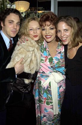 Joan Collins Sacha Newley Tara Newley Editorial Stock Photo - Stock ...