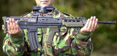 New Sa 80 A2 Rifle Editorial Stock Photo - Stock Image | Shutterstock