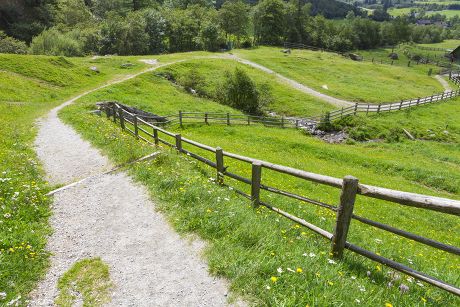 Path On Mountain Pasture Editorial Stock Photo - Stock Image | Shutterstock