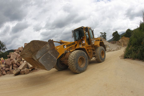 Front End Loader Gravel Pit Editorial Stock Photo - Stock Image ...