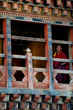 Monk Monastery Area Dzong Fortress Editorial Stock Photo - Stock Image ...