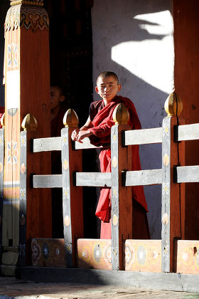Young Monk Mongar Dzong Fortress Editorial Stock Photo - Stock Image ...