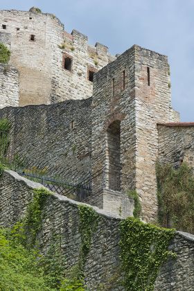 Fortified Walls Ruins Pappenheim Castle Editorial Stock Photo - Stock ...