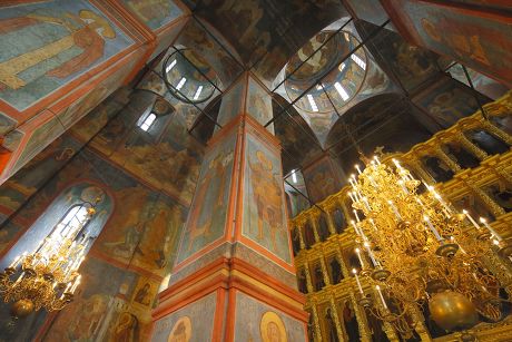 Cathedral Our Lady Smolensk Nowodewitschi Monastyr Editorial Stock Photo - Stock Image ...