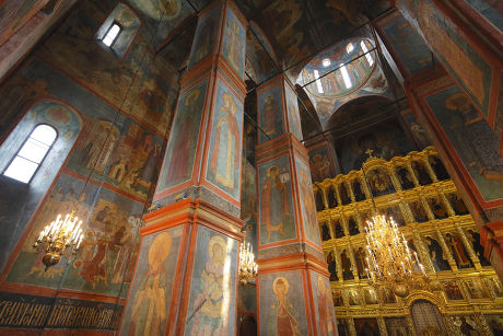 Cathedral Our Lady Smolensk Nowodewitschi Monastyr Editorial Stock Photo - Stock Image ...