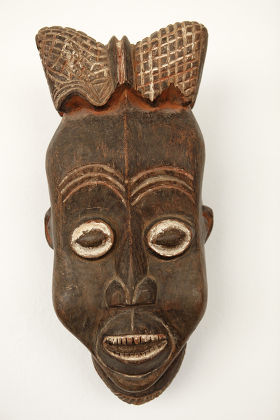 Traditional Helmet Mask West Cameroon Highlands Editorial Stock Photo ...