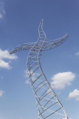 Dancing Electricity Pylon Sculpture Zauberlehrling German Editorial ...
