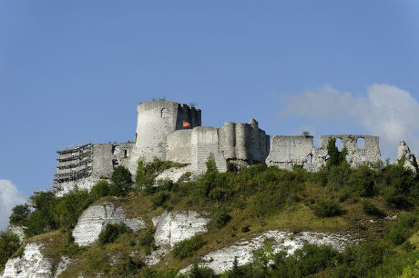 Gaillard Medieval Castle Built By Richard Editorial Stock Photo - Stock ...