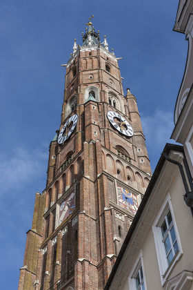 St Martins Tower Gothic Collegiate Basilica Editorial Stock Photo ...