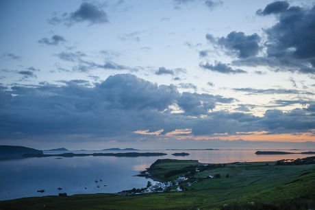 Evening Atmosphere Over Strait Little Minch Editorial Stock Photo ...