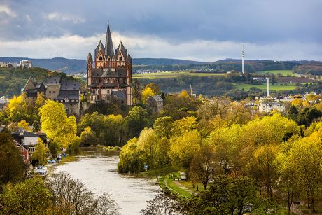Townscape Limburg Cathedral Limburg Der Lahn Editorial Stock Photo ...
