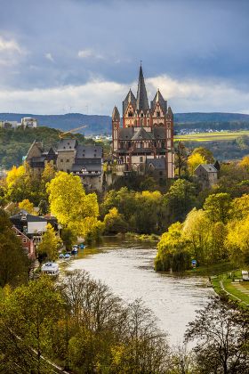 Townscape Limburg Cathedral Limburg Der Lahn Editorial Stock Photo ...