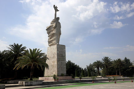 Statue Mother Albania Nena Monument On Editorial Stock Photo - Stock ...
