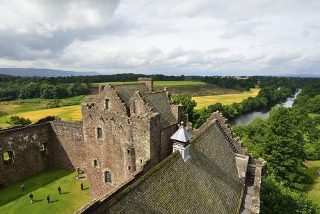 Doune Castle On River Teith Made Editorial Stock Photo - Stock Image ...