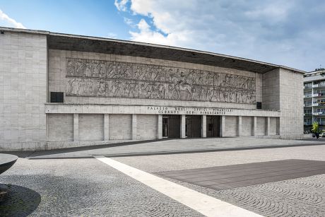 Monumental Frieze Mussolini Roman Emperor On Editorial Stock Photo ...