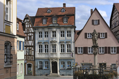 Brunnen Fountain Rococo Building Back Built Editorial Stock Photo ...