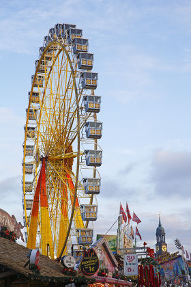 Ferris Wheel Hamburger Dom Fun Fair Editorial Stock Photo - Stock Image ...