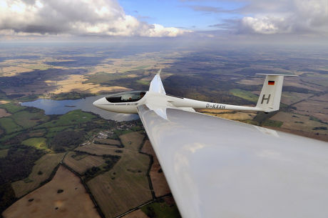 Glider Sailplane Type Ash 26 E Editorial Stock Photo - Stock Image ...