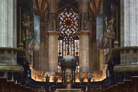 Choir Altar Milan Cathedral Milan Lombardy Editorial Stock Photo ...