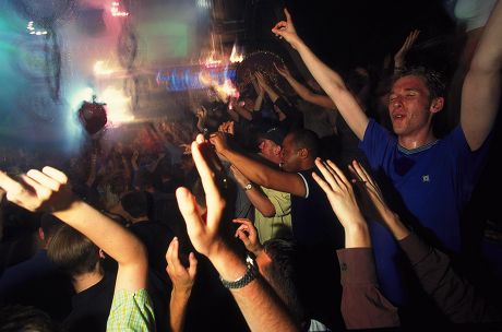 Crowded Dance Floor People Their Arms Editorial Stock Photo - Stock ...
