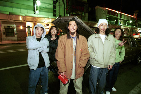 Car Gang Poses Along Main Drag Editorial Stock Photo - Stock Image ...