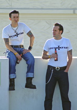 Two Young Rockabillies Guys Dressed 50s Editorial Stock Photo - Stock ...