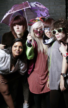 Nu Rave Clubbers Outside Boombox Hoxton Editorial Stock Photo - Stock ...