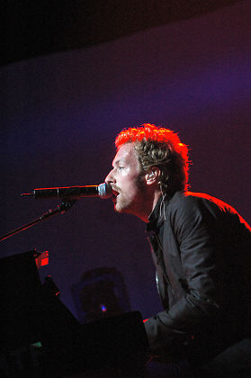 Coldplays Chris Martin On Piano Glastonbury Editorial Stock Photo ...