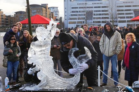 Polish Team Finishing Their Sculpture Editorial Stock Photo - Stock ...